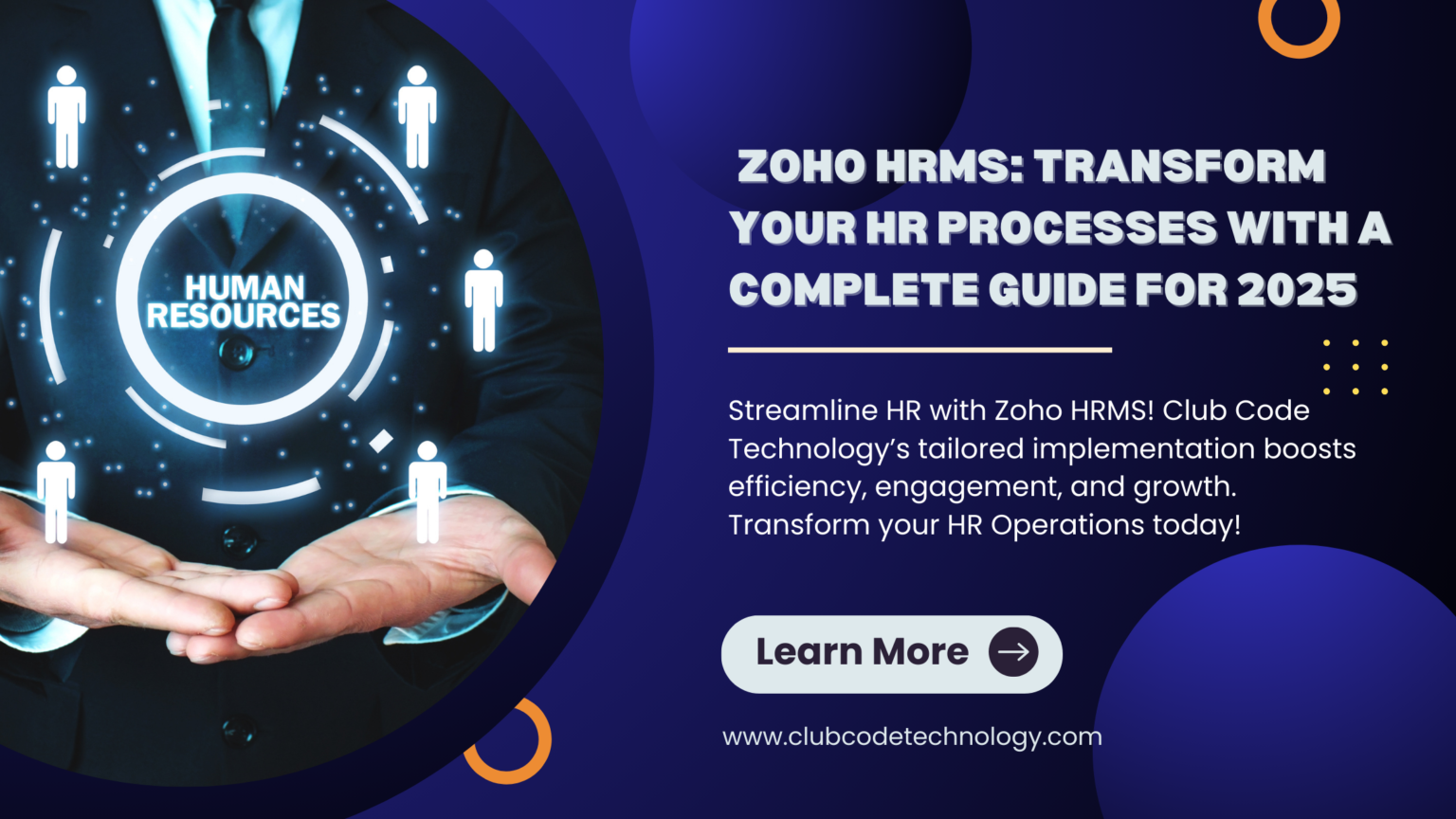 POWER YOUR BUSINESS DIGITALLYEnhance Your HR Operations with Zoho HRMS ...